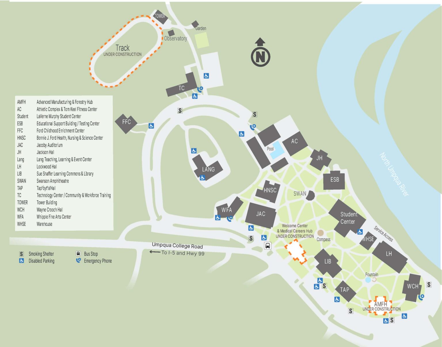 Maps & Directions - Umpqua Community College